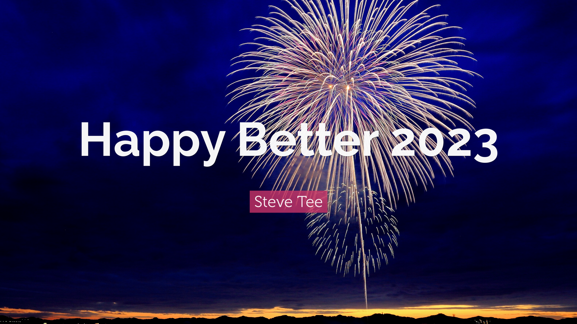 Happy Better 2023 - Steve Tee Wee Leong